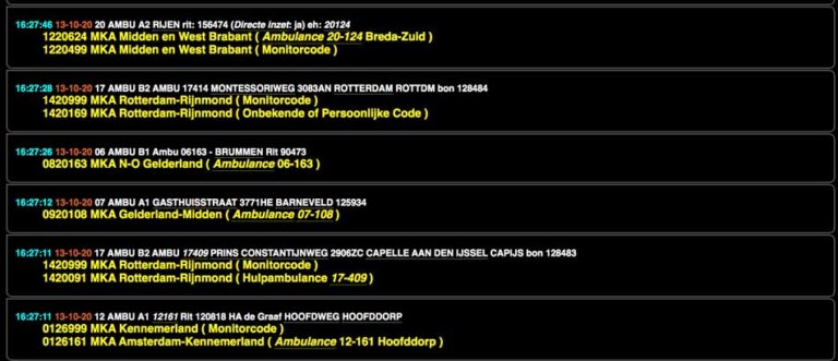 P2000 alarmeringssystemen (brandweerpieper)