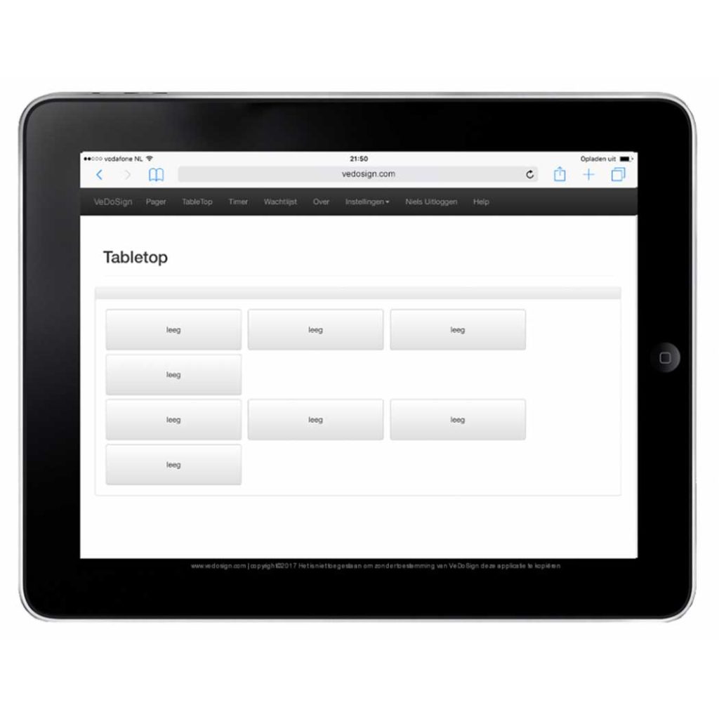 Paging software | Met de Tabletop Module stuurt u standaard berichten ...